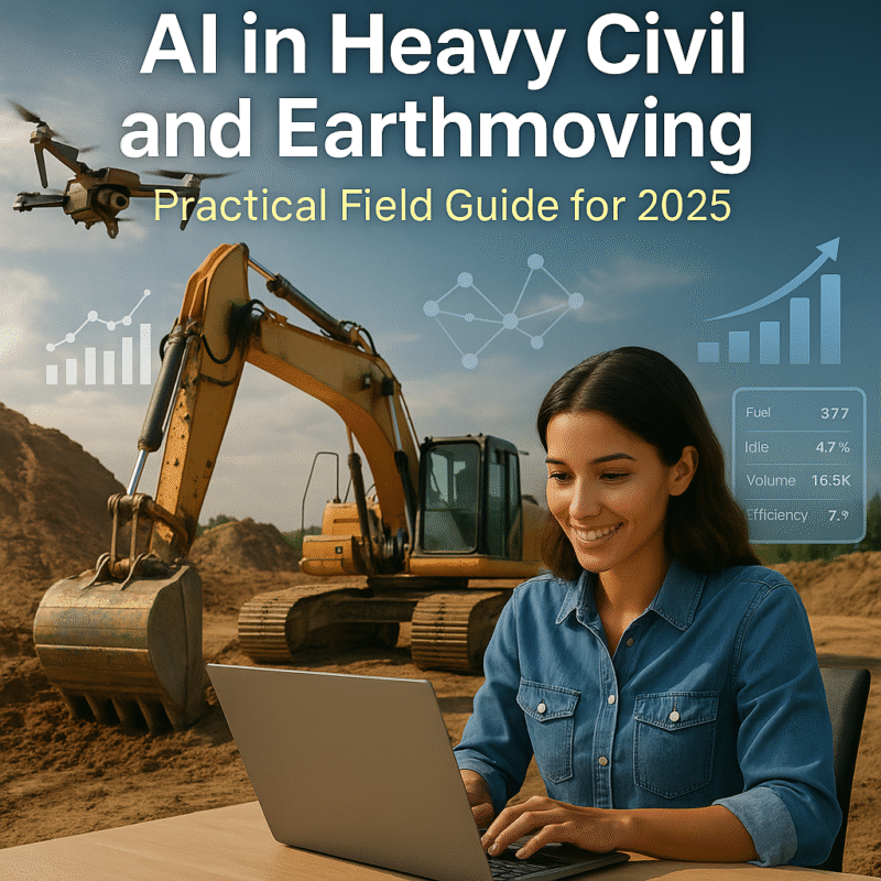 AI in Heavy Civil and Earthmoving, a Practical Field Guide - Bizkey Hub
